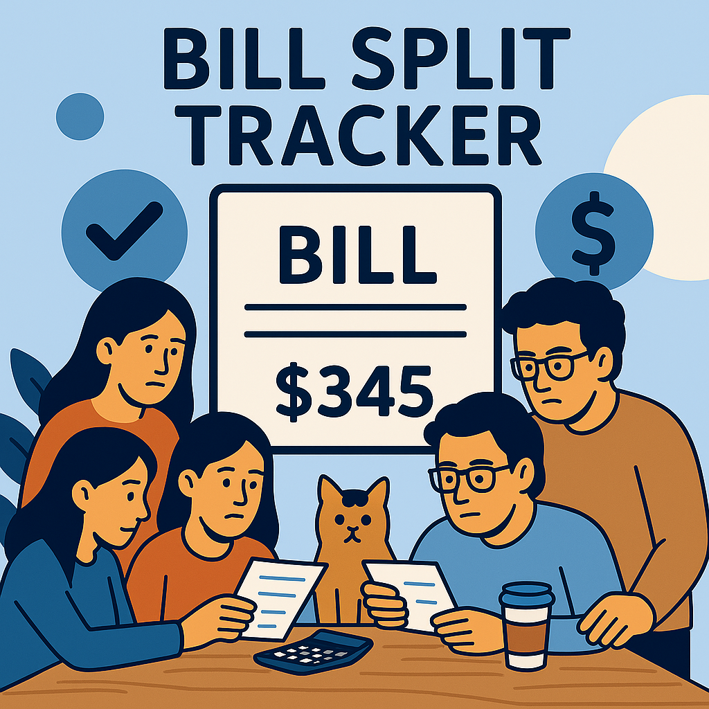 Bill Split Tracker